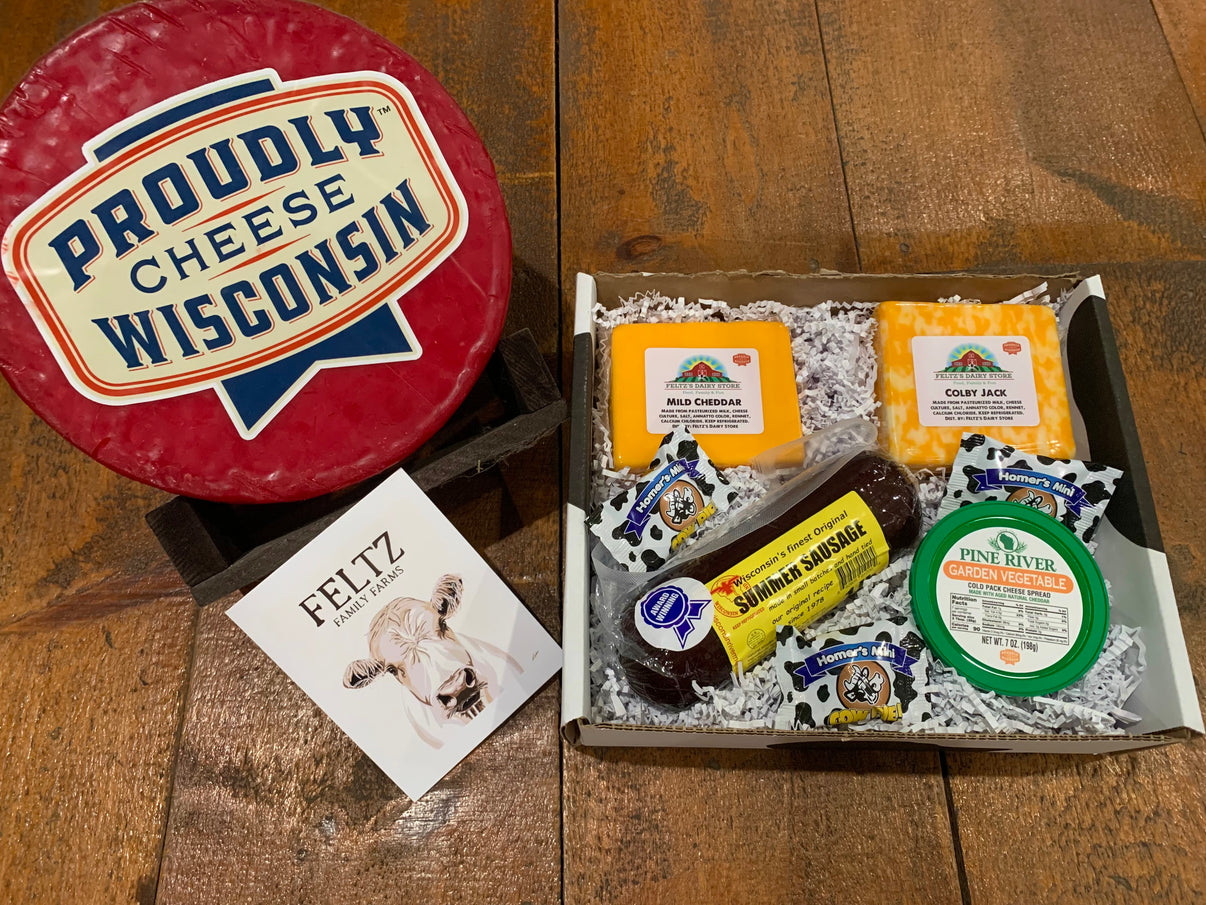 The Wisconsin Sampler Deluxe Gift Box – Feltz's Dairy Store